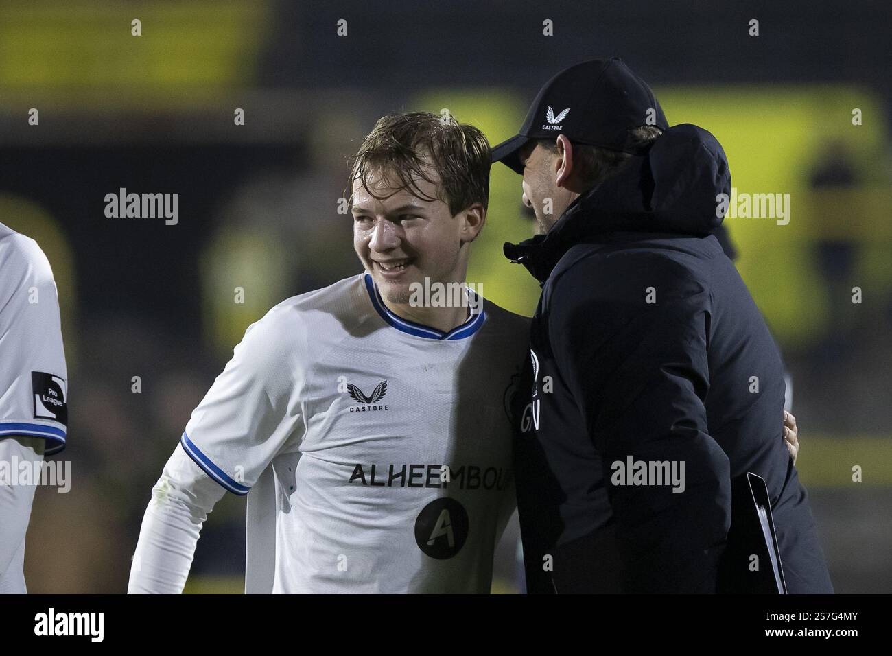 Lier, Belgium. 19th Jan, 2025. Club's Lenn De Smet pictured after ...