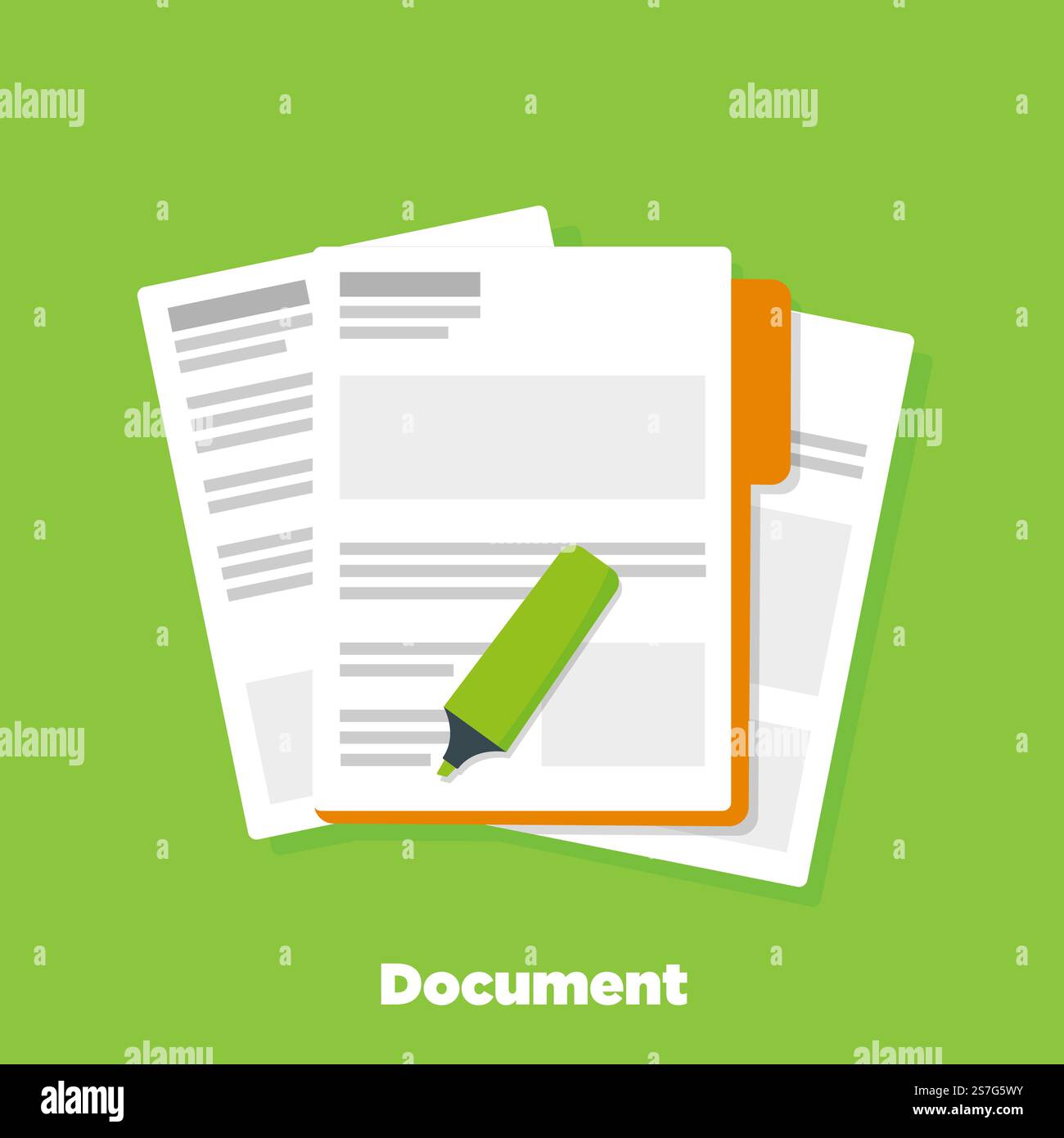 Standard papers Stock Vector Images - Alamy