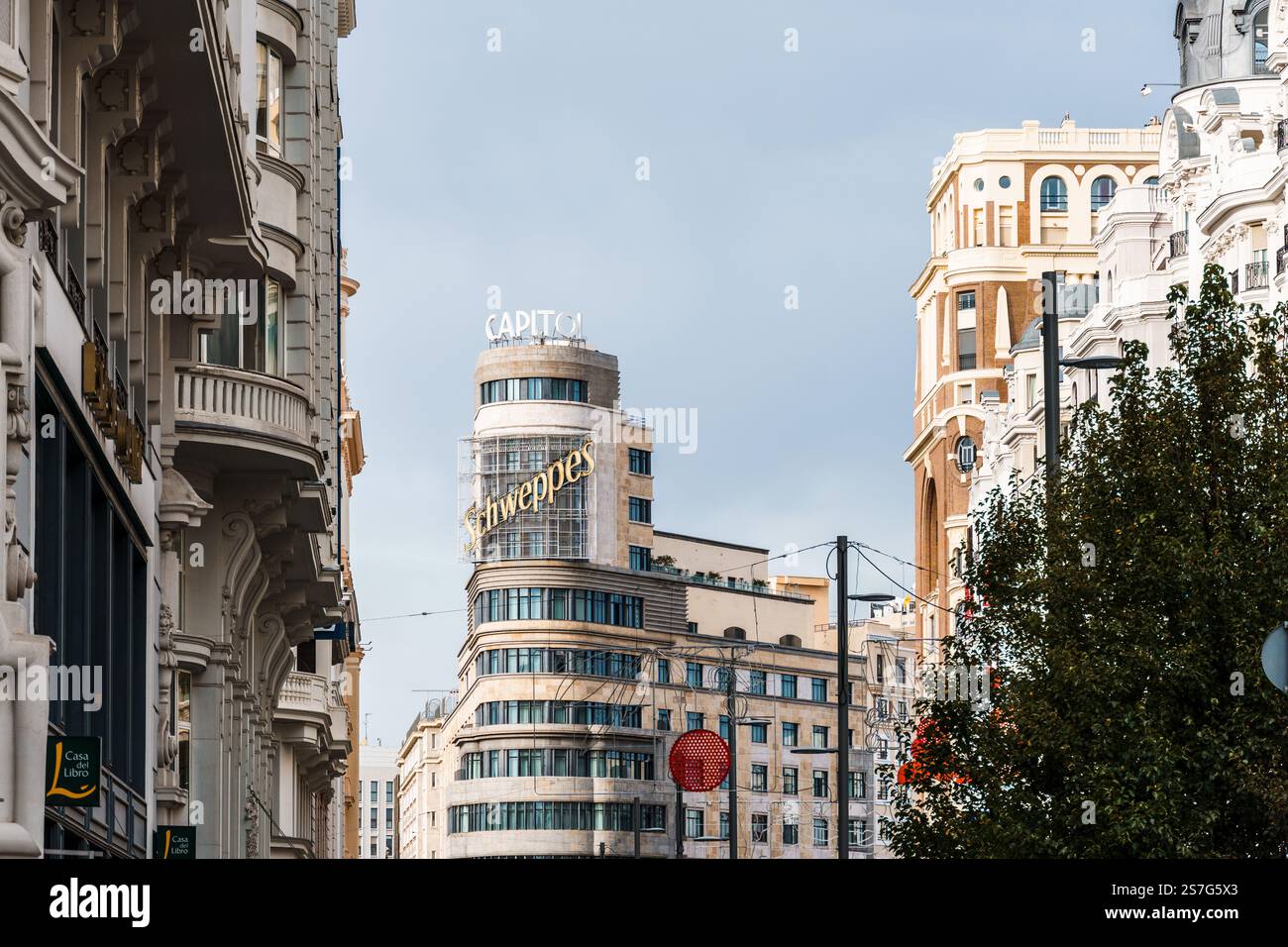 Madrid, Spain - November 16, 2024: Capitol or Carrion Building in the ...
