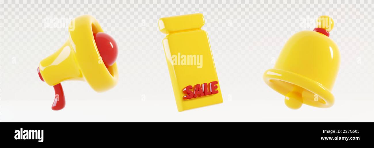 Sale banner icons set isolated on transparent background. Vector ...