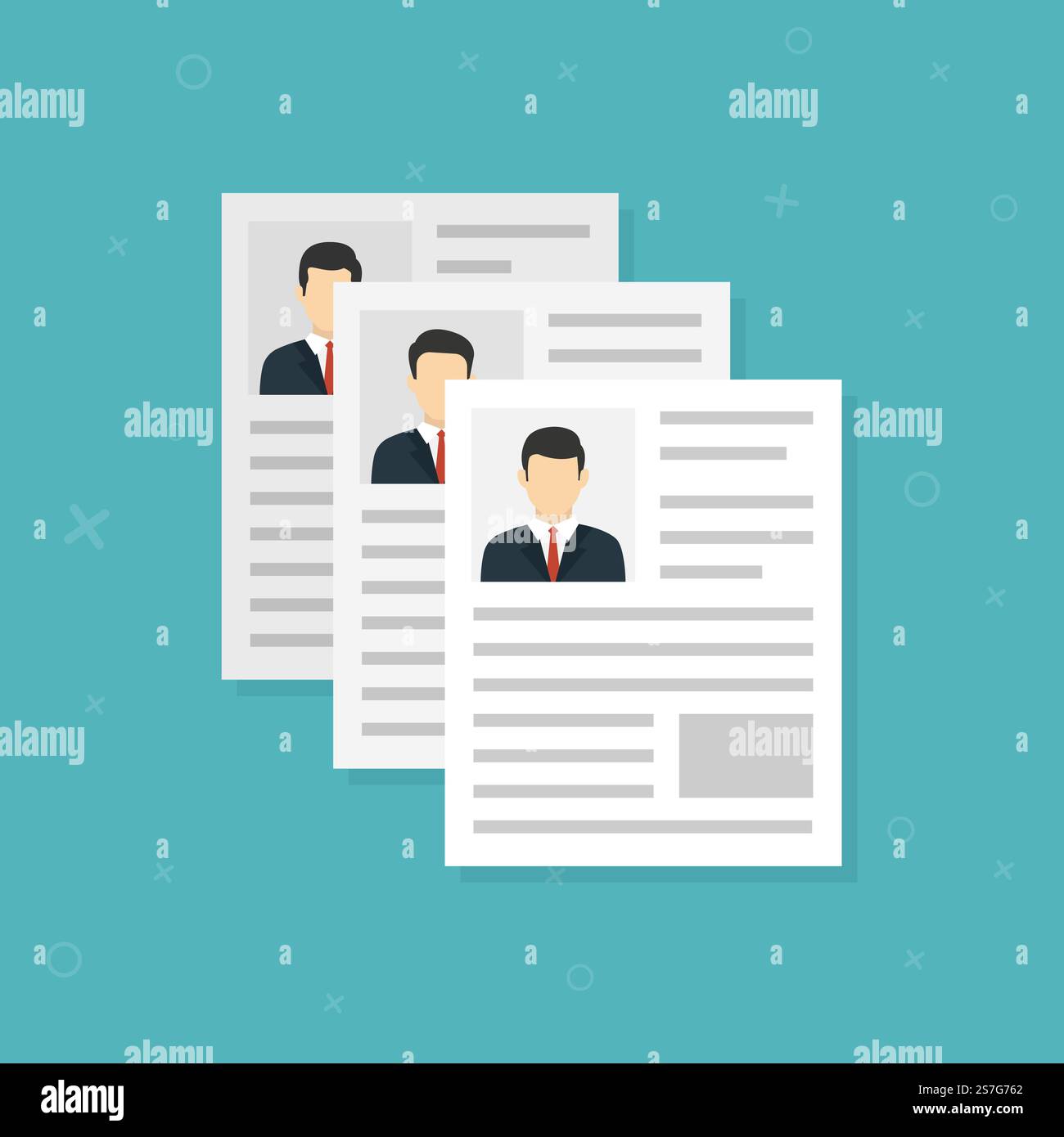 Job interview flat icon. Vector Recruitment candidate job. Vector ...