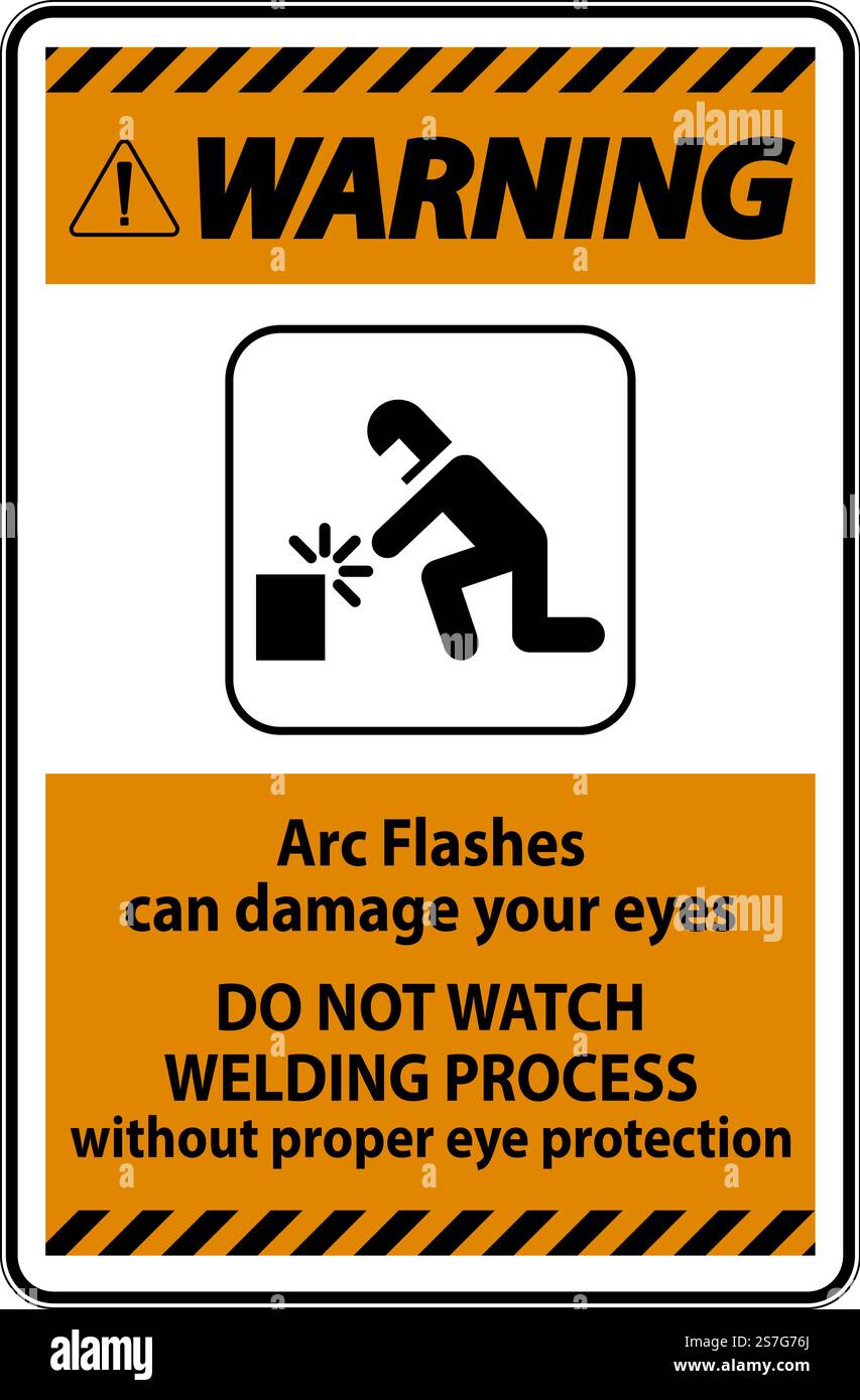 Warning First Sign Arc Flashes Can Damage Your Eyes. Do Not Watch ...