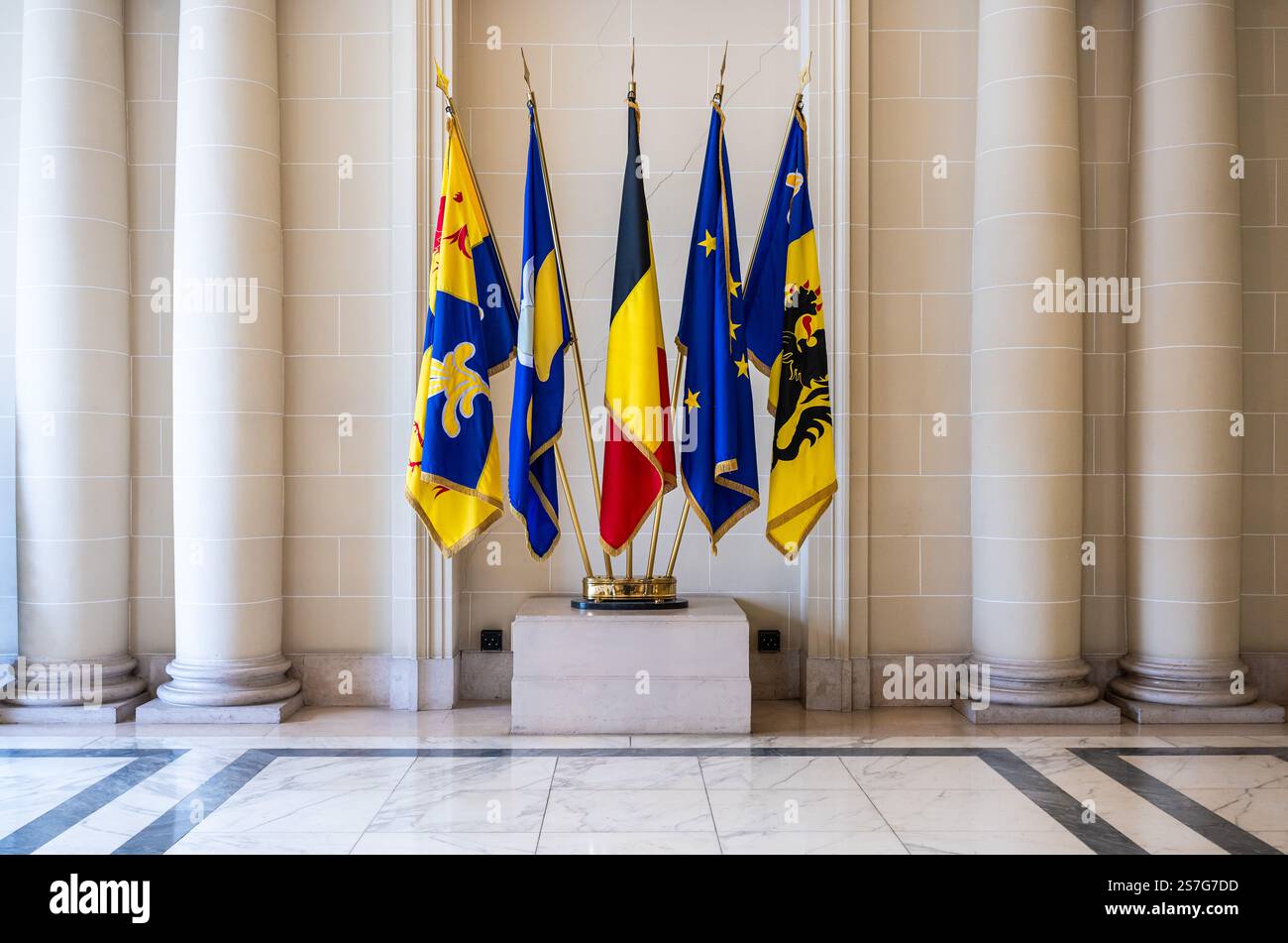 Official wallonia flag hi-res stock photography and images - Alamy