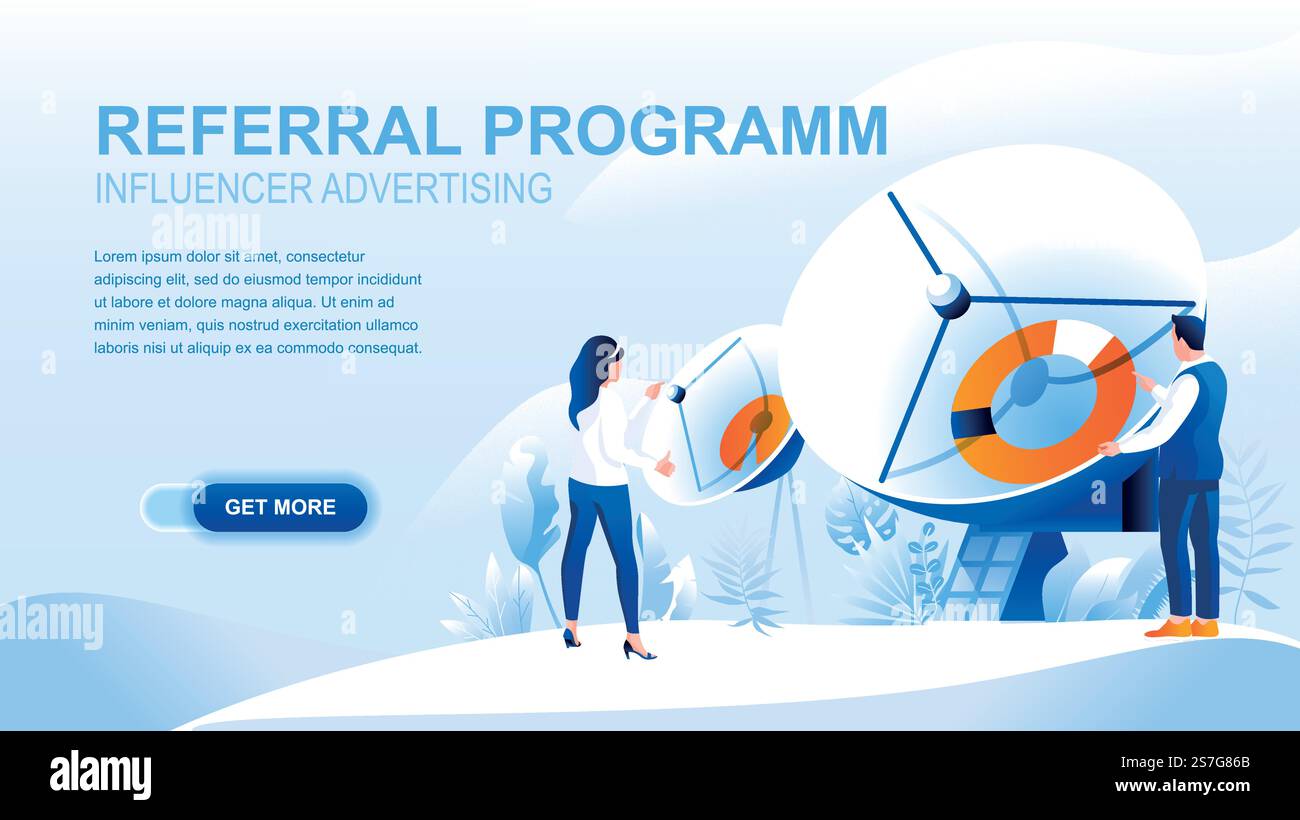 Influencer invite banner Stock Vector Images - Alamy