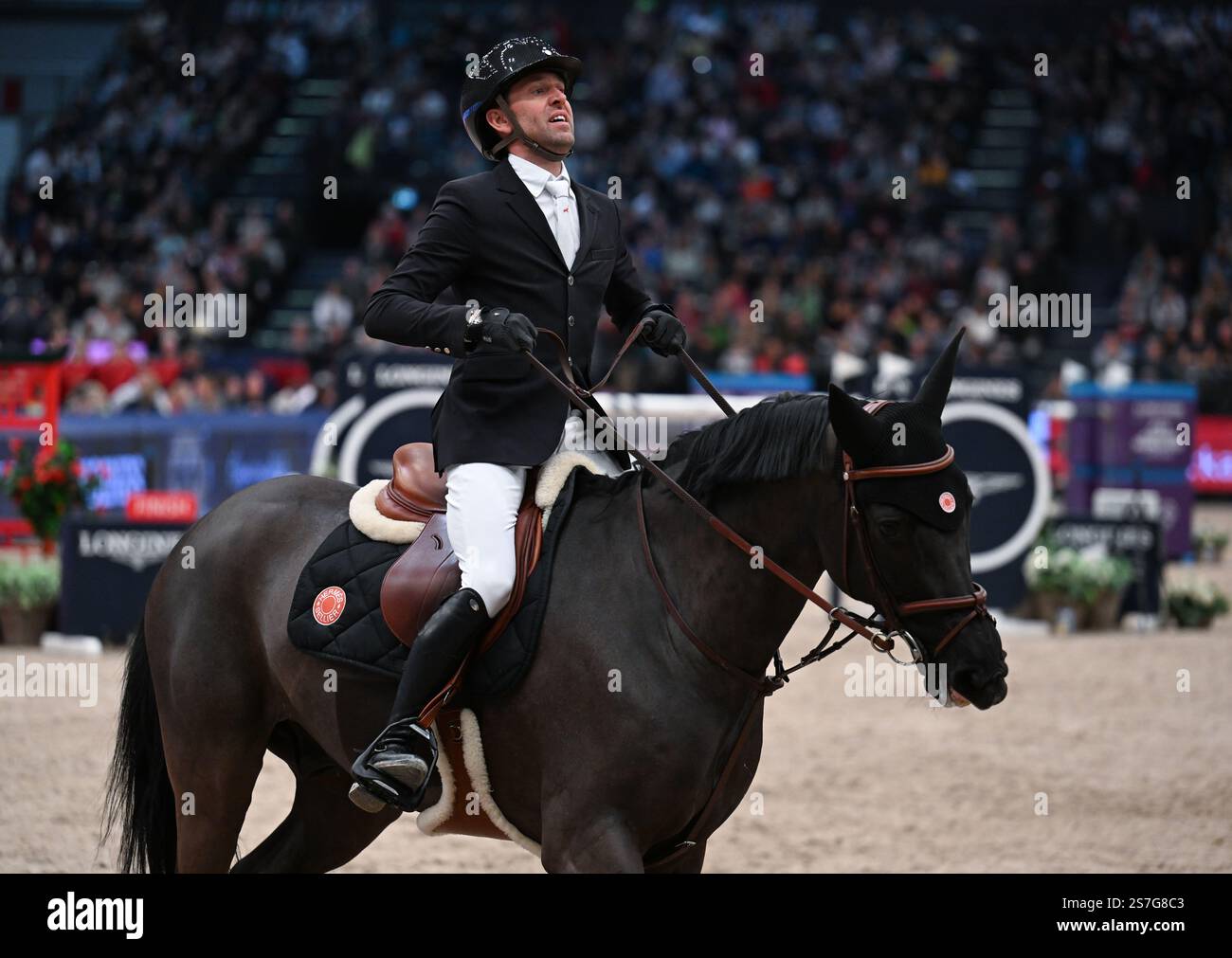 19 January 2025, Saxony, Leipzig: Equestrian sport/jumping, World Cup ...