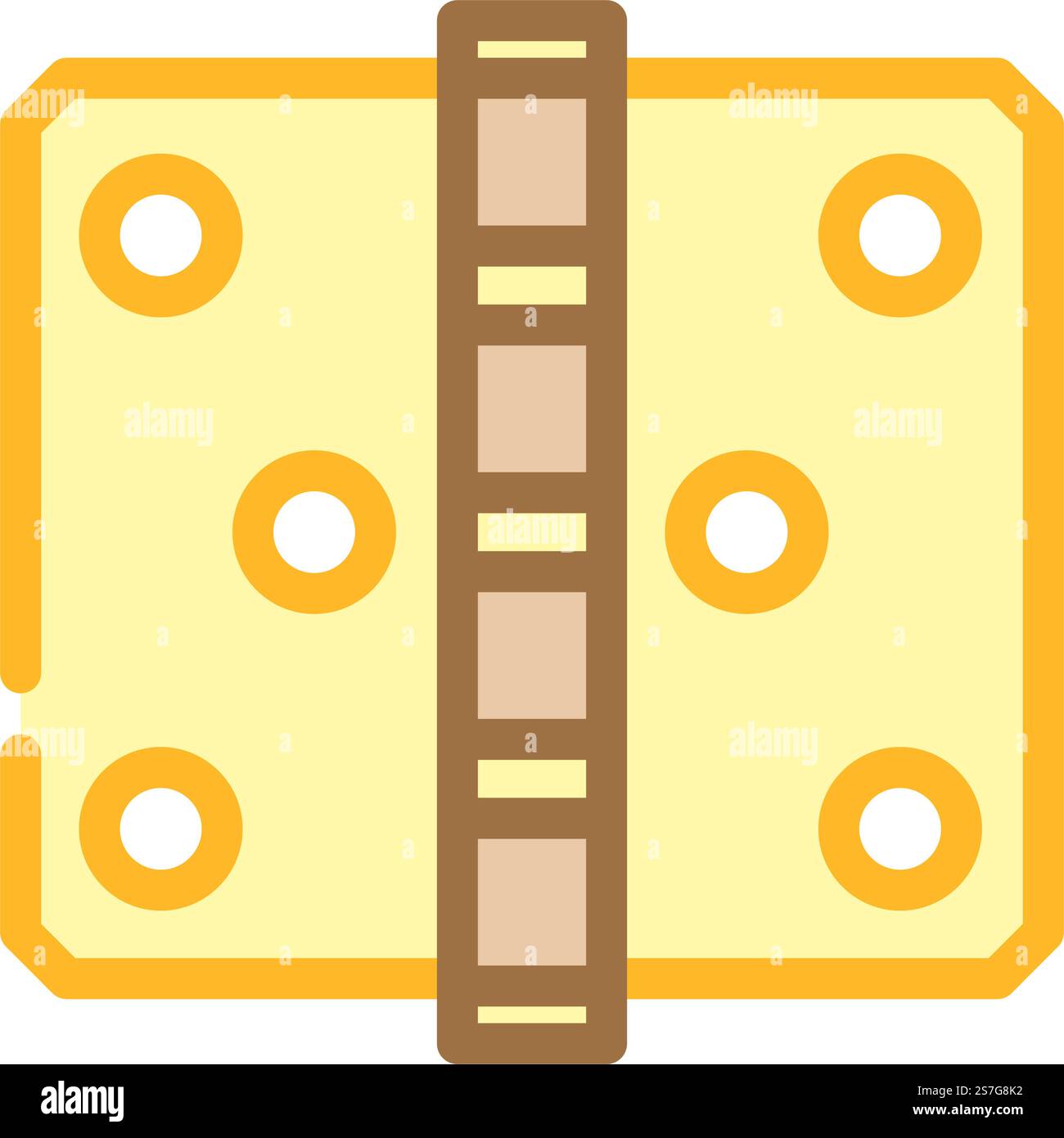 Cabinet hinge Stock Vector Images - Alamy