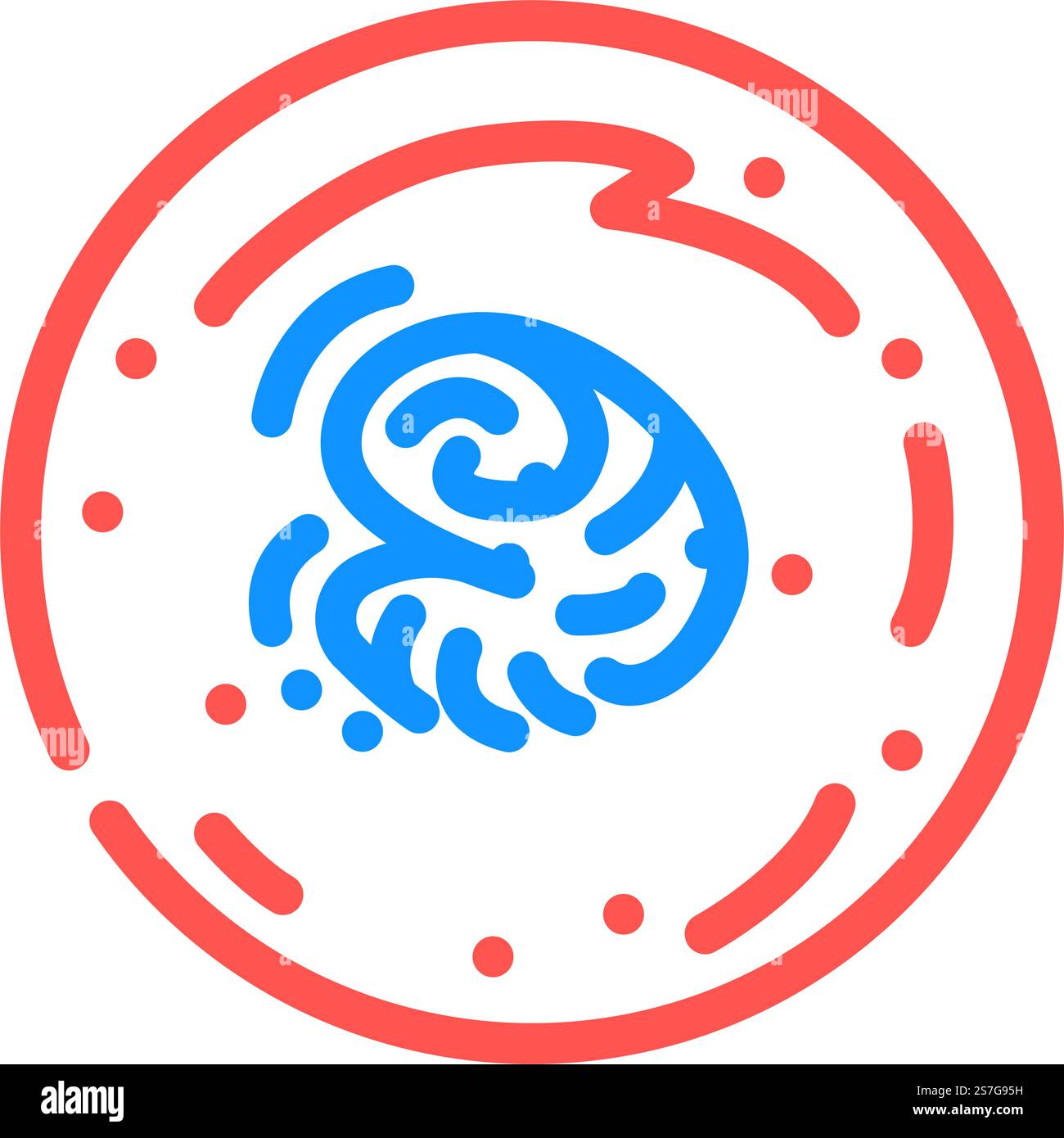 mars polar ice caps planet color icon vector. mars polar ice caps ...