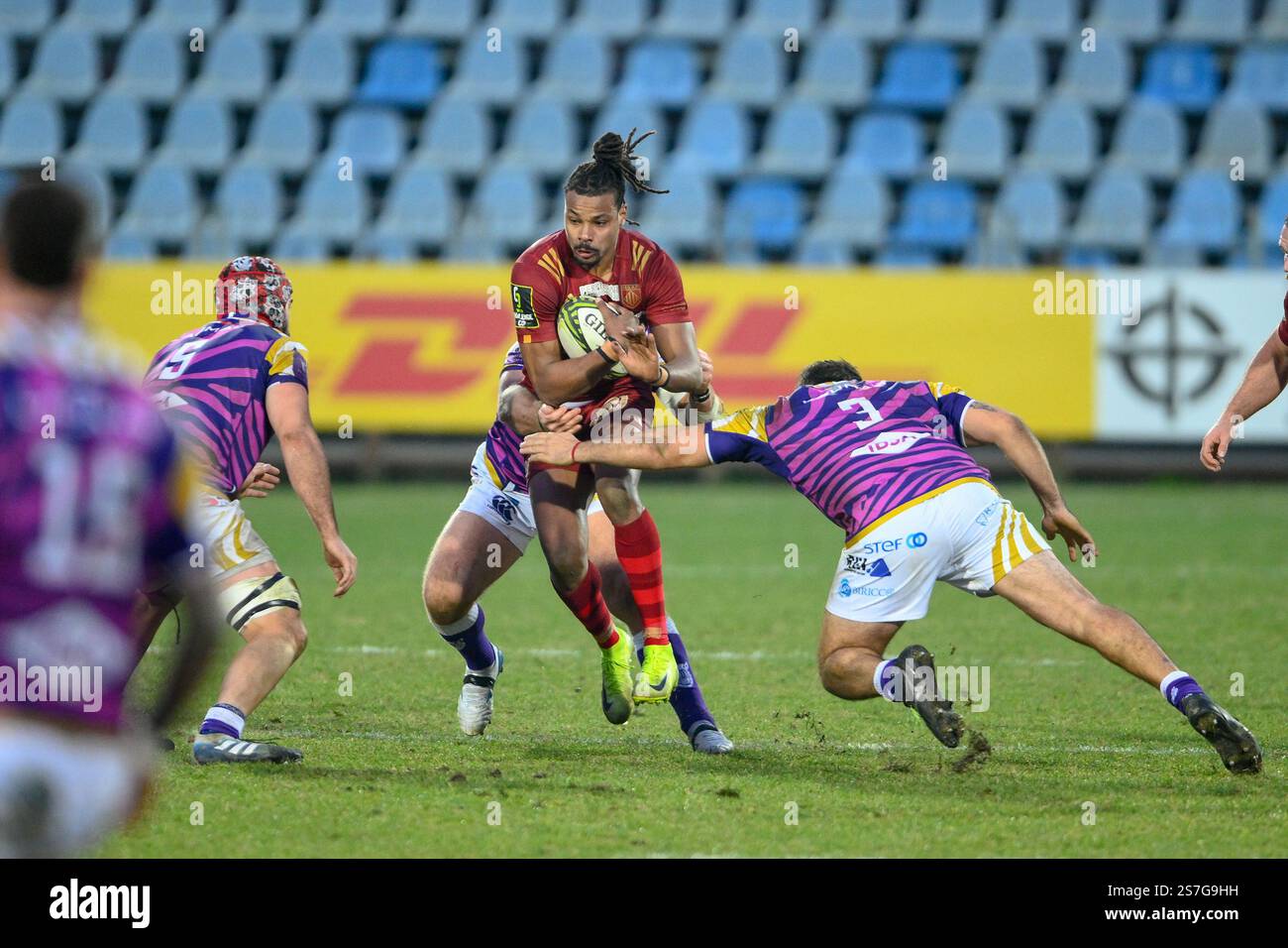 Parma, Italy. 19th Jan, 2025. Jefferson-Lee Joseph ( Usap Perpignan ...