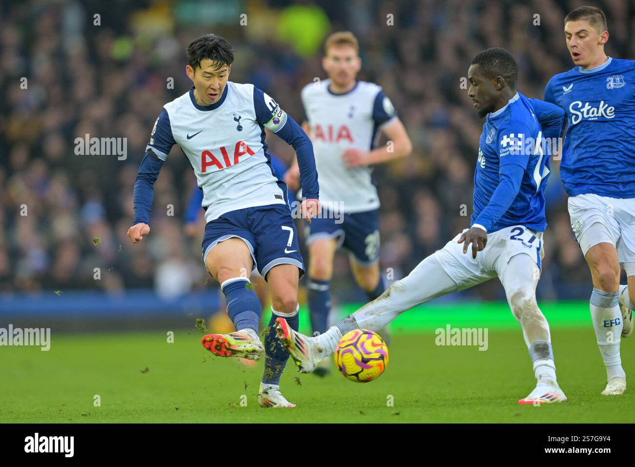 Goodison Park, Liverpool, UK. 19th Jan, 2025. Premier League Football ...