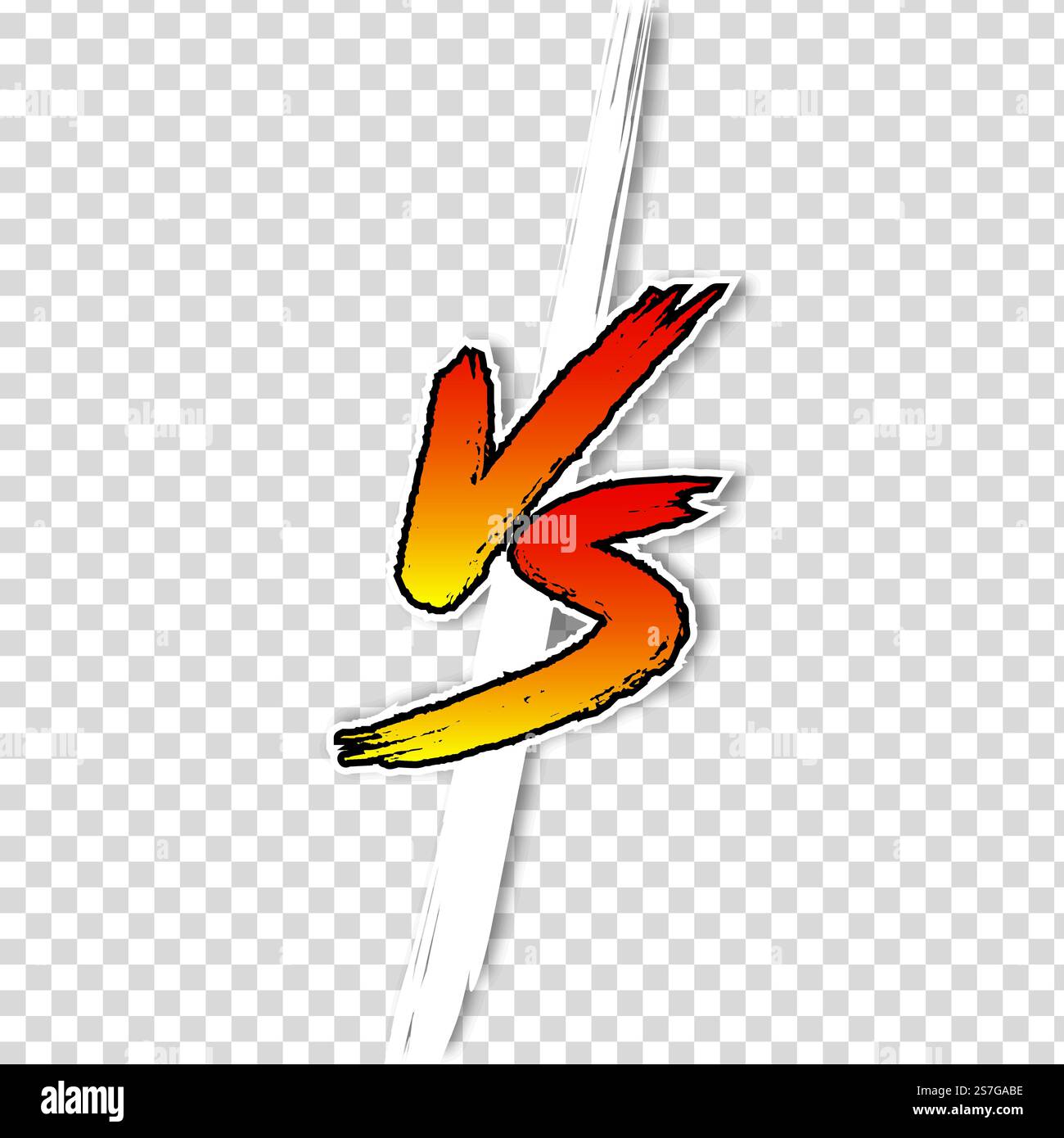 Symbol fight or versus competition VS vector illustration Stock Vector ...