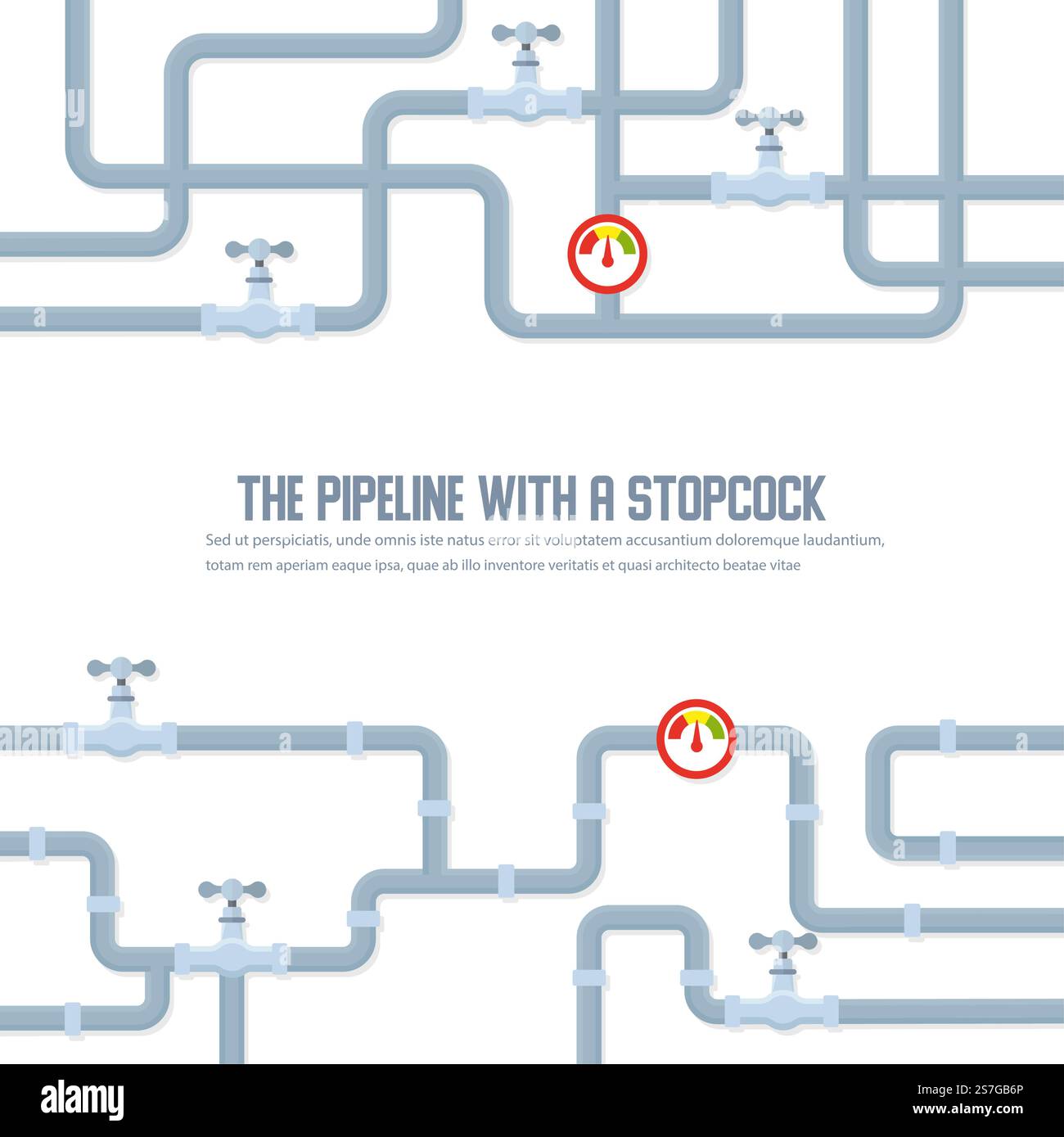 Pipelines background concept for marketing and advertising, Vector illustration Stock Vector ...