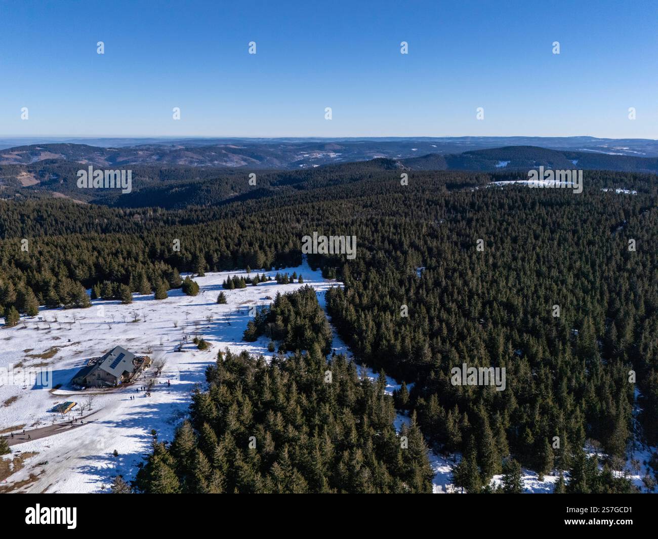 Thueringer Wald 1912025 - Links: Die Neue Gehlberger Huette Thueringer ...