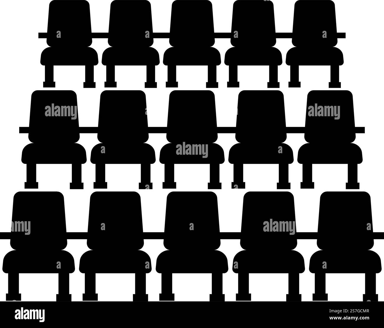 Chairs in cinema armchairs theater hall seats entertainment performance ...
