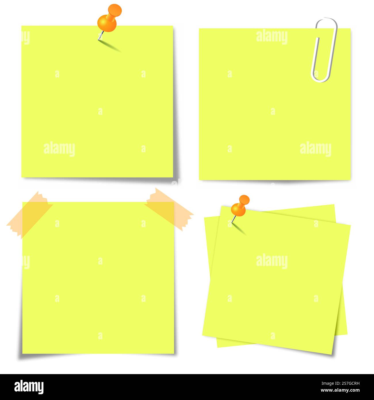 Sticky paper set Stock Vector Image & Art - Alamy