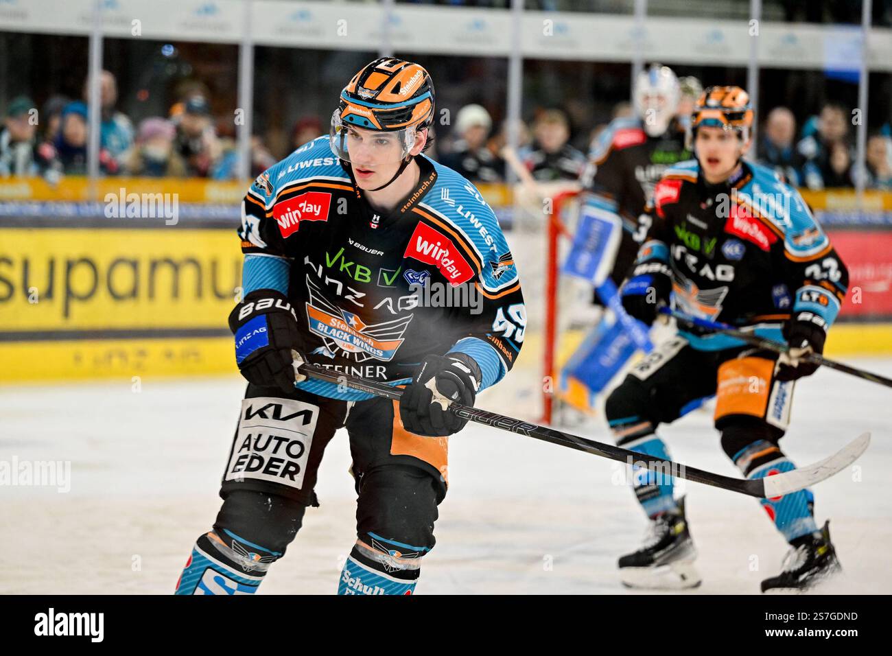 Linz, Austria. 19th Jan, 2025. LINZ, AUSTRIA -JANUARY 19: Graham Knott ...