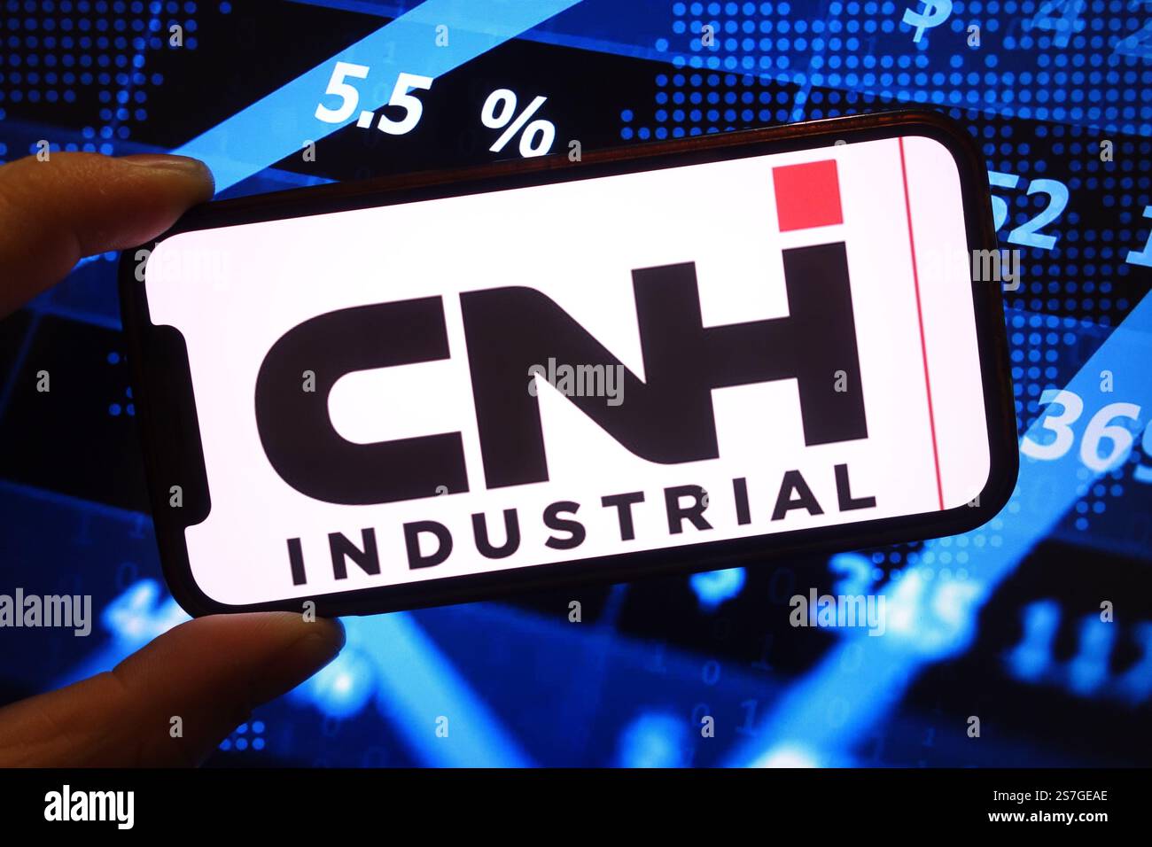 Poland. 18th Jan, 2025. In this photo illustration, the CNH Industrial ...