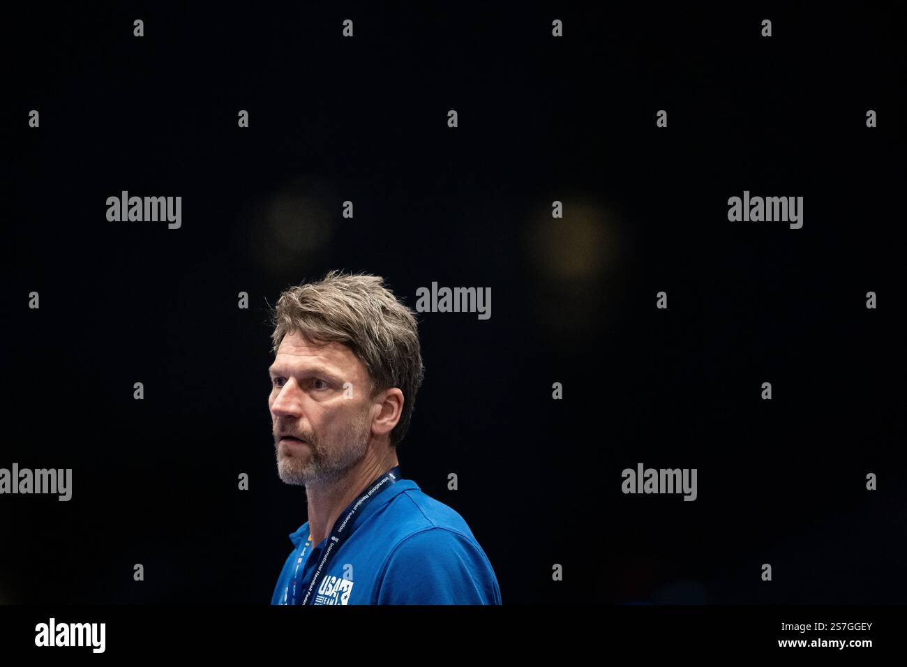 Head coach Robert Hedin of, USA. , . during the 2025 IHF World Men's ...