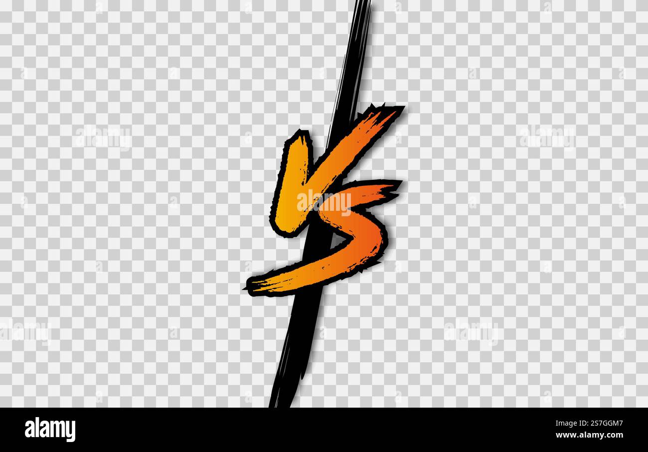 VS. Versus letter logo. Battle vs match, game Stock Vector Image & Art ...