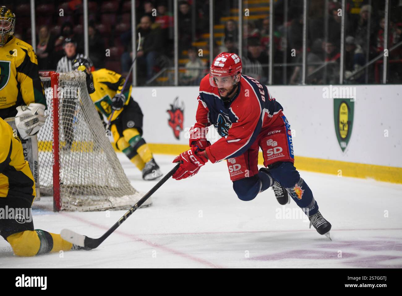 Vindico Arena, Cardiff, UK. 18th Jan, 2025. IIHF Continental Cup Ice ...