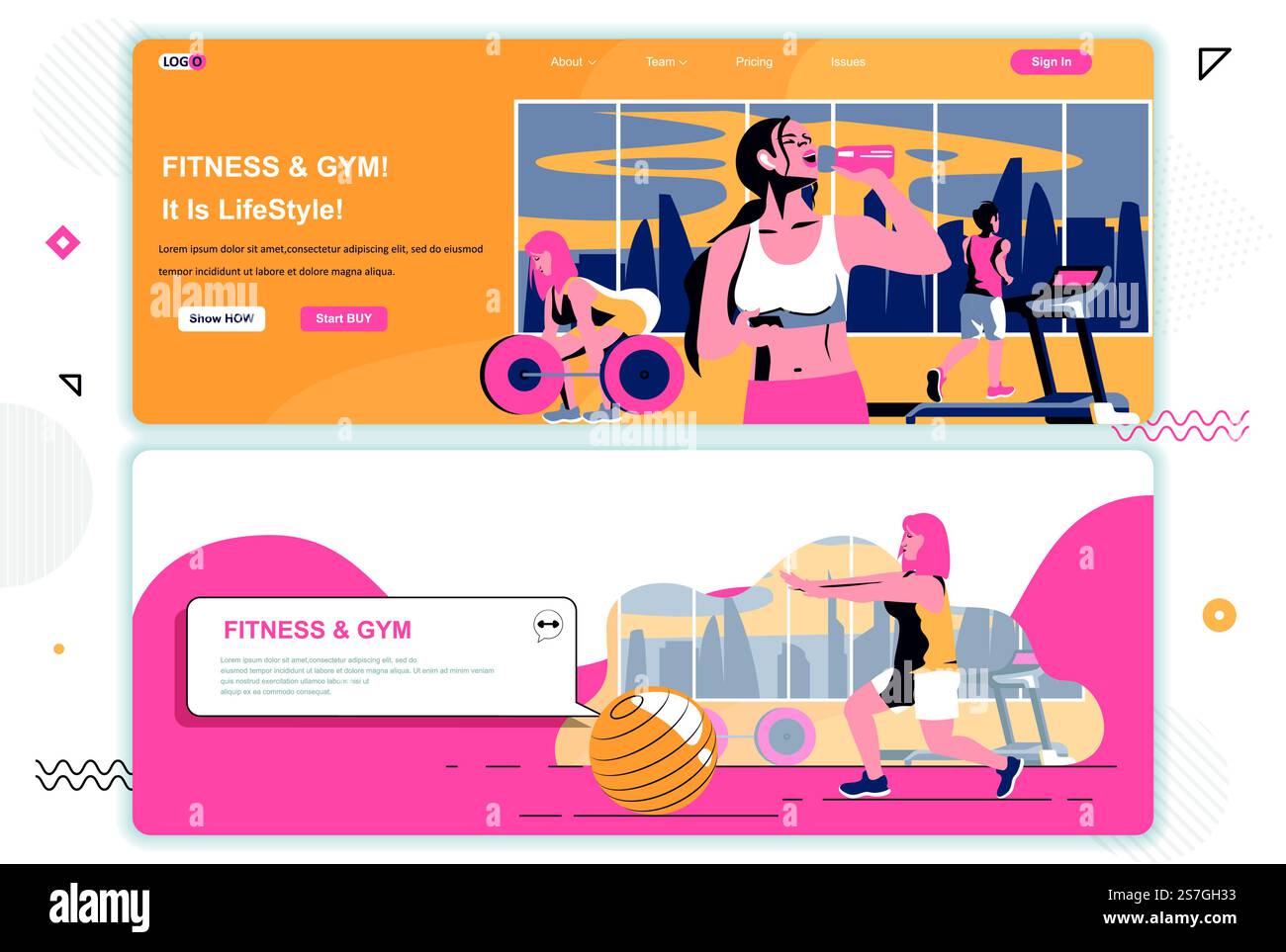 Sports graphic content Stock Vector Images - Alamy