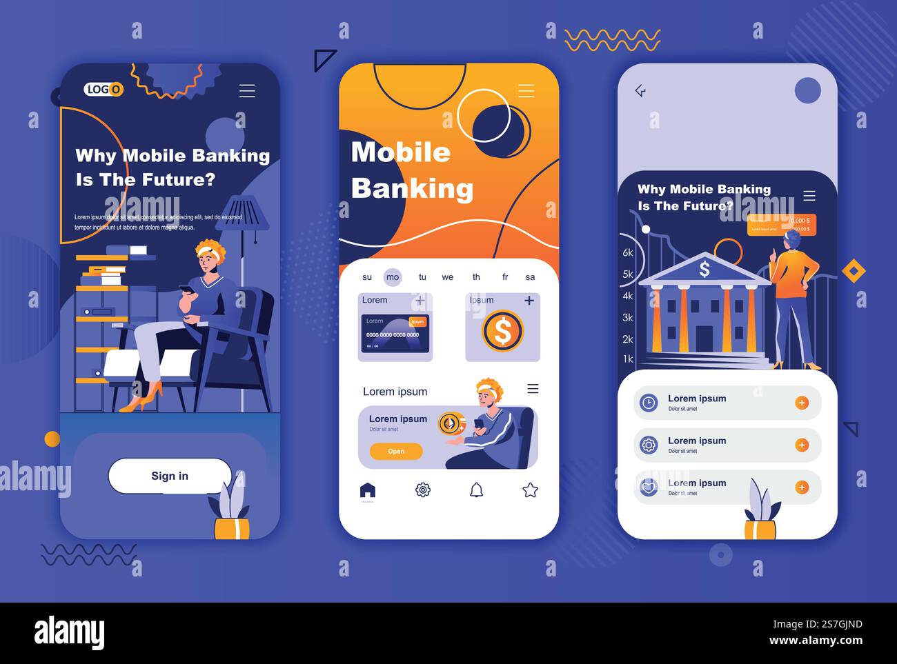 Mobile banking unique design for social networks stories. Financial ...