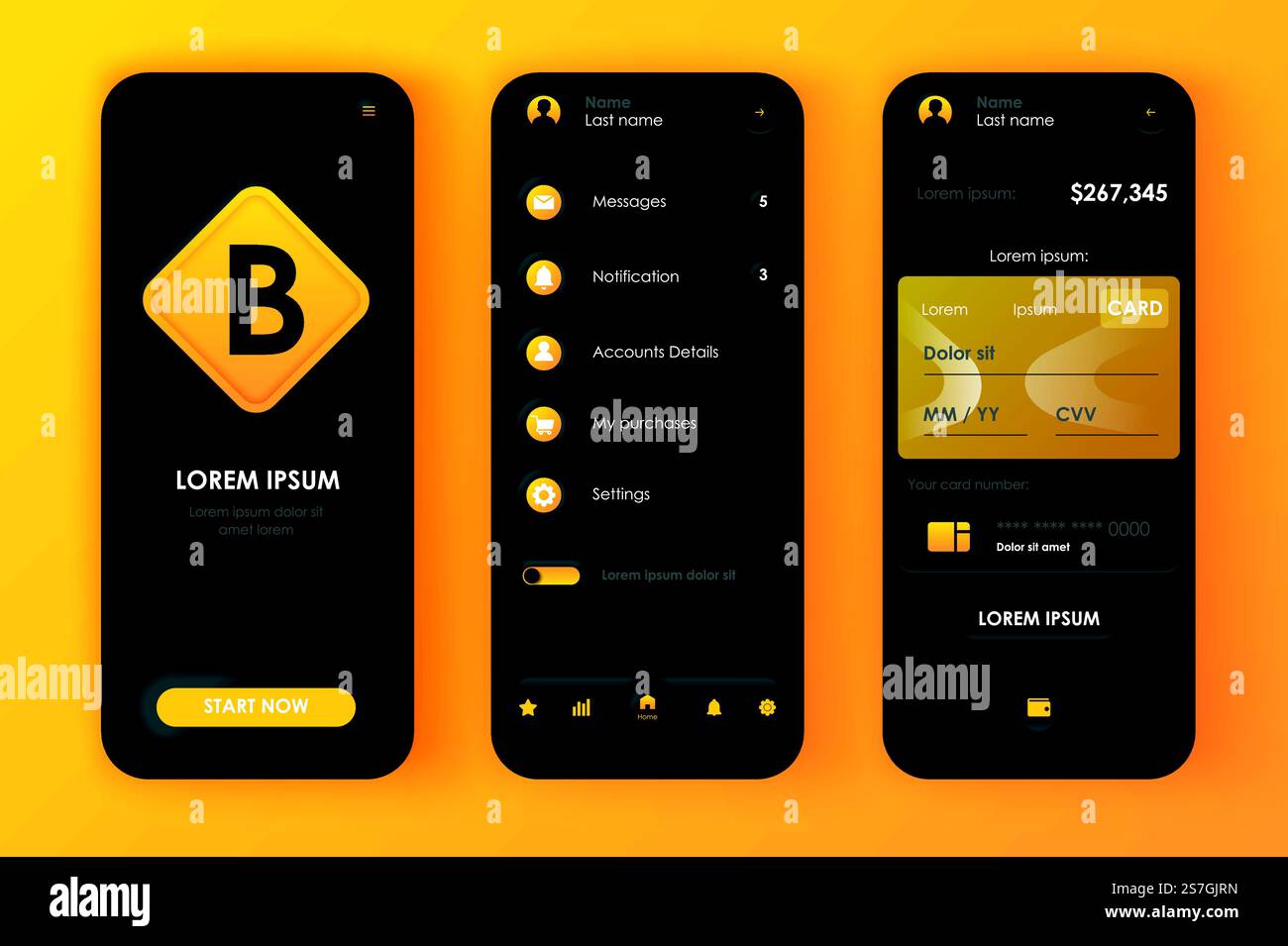 Online banking unique neomorphic design kit for mobile app neomorphism ...