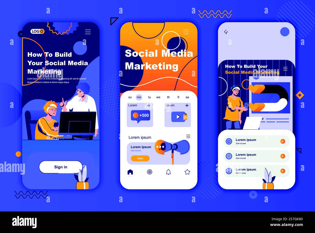 Social media marketing unique design for social networks stories ...