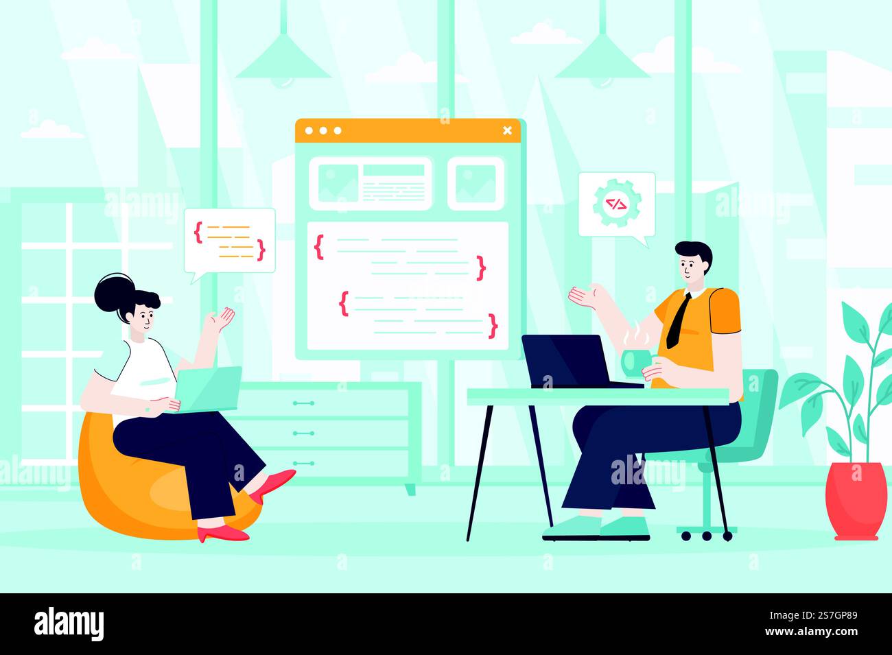 Works program Stock Vector Images - Alamy