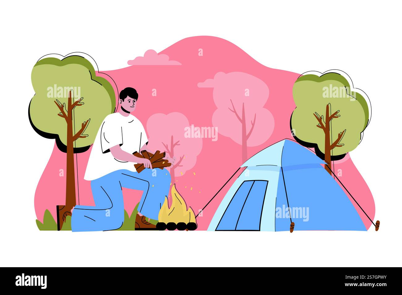 Illustration in concept nature hi-res stock photography and images - Alamy