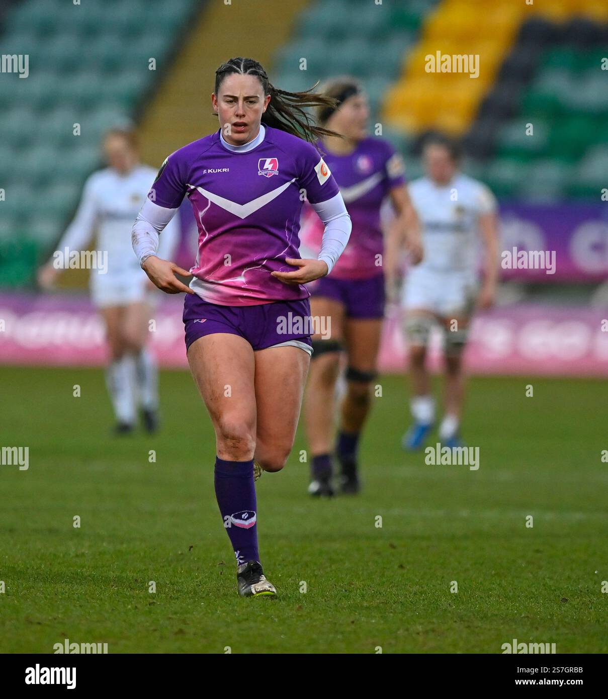 NORTHAMPTON, ENGLAND Sunday 19 January 2025 : Francesca Goldthorp of ...