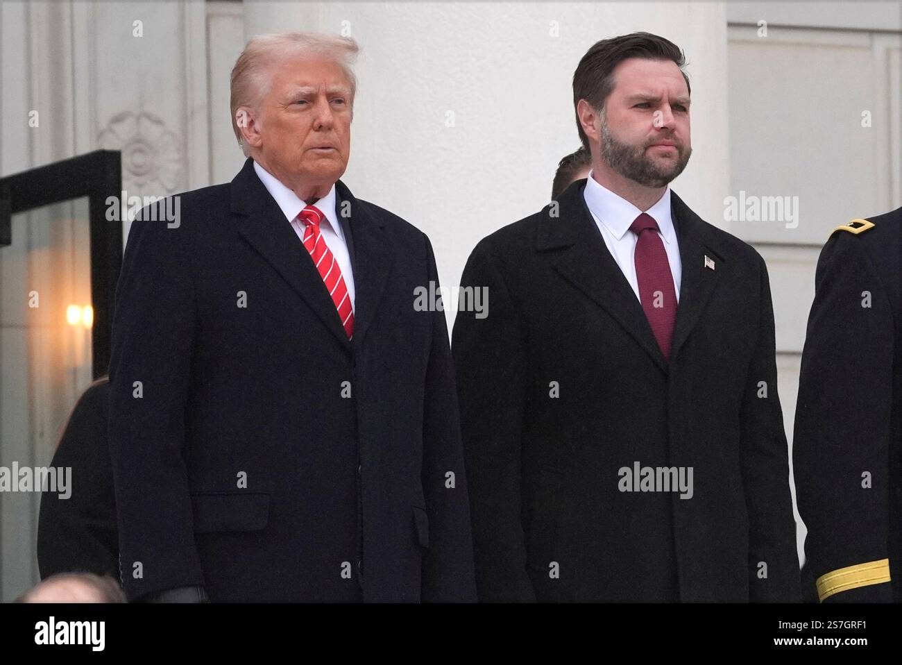President-elect Donald Trump and Vice President-elect JD Vance arrive ...