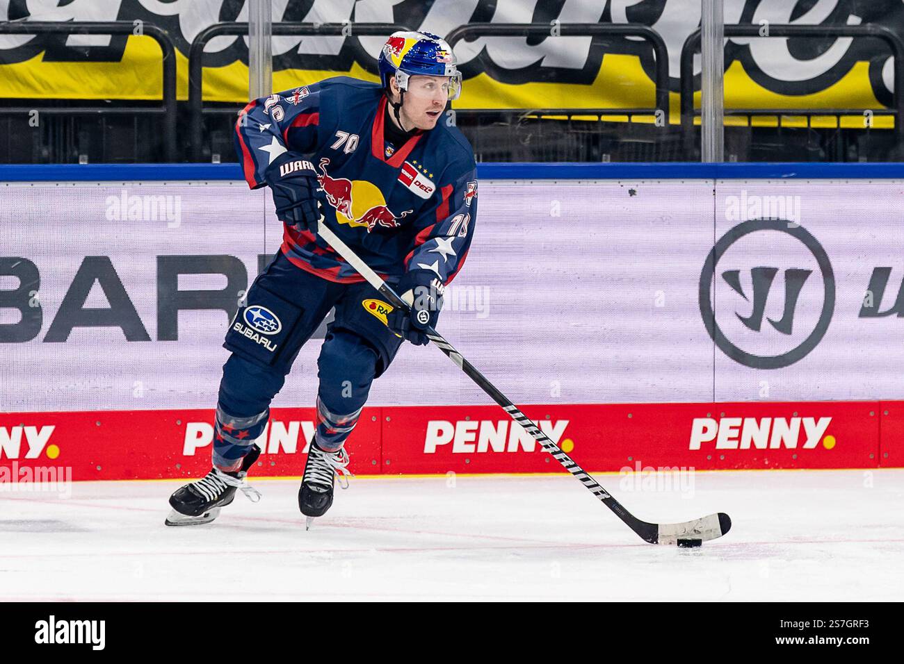 Maximilian Daubner (EHC Red Bull Muenchen, #70). GER, EHC Red Bull ...
