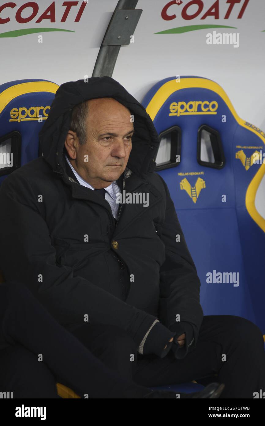 Verona, Italy. 19th Jan, 2025. Angelo Mariano Fabiani Sport Director of ...