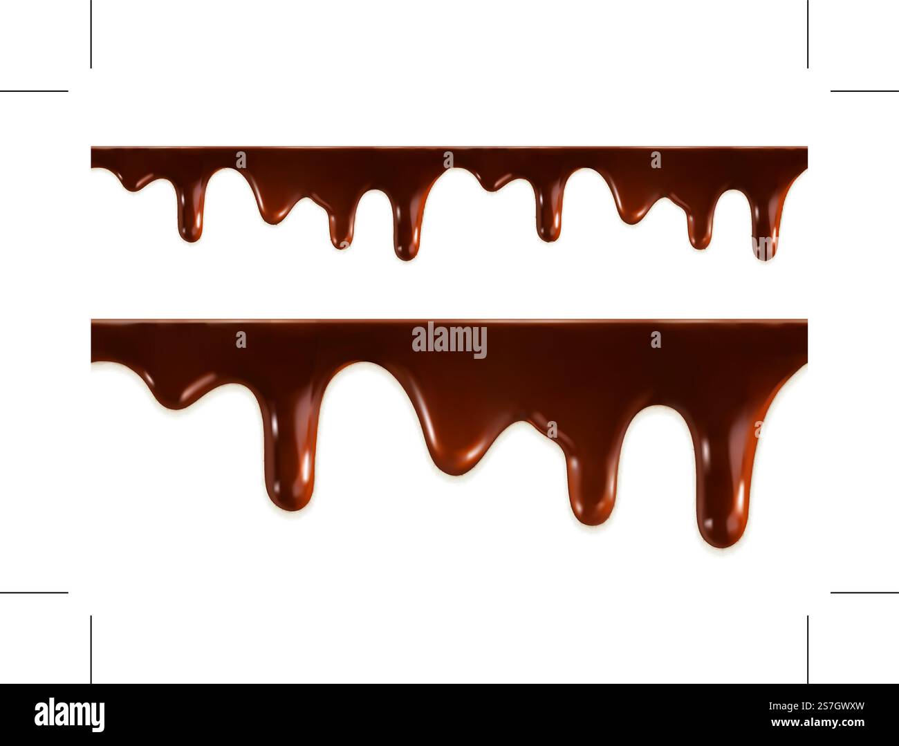 Drip glazing Stock Vector Images - Alamy