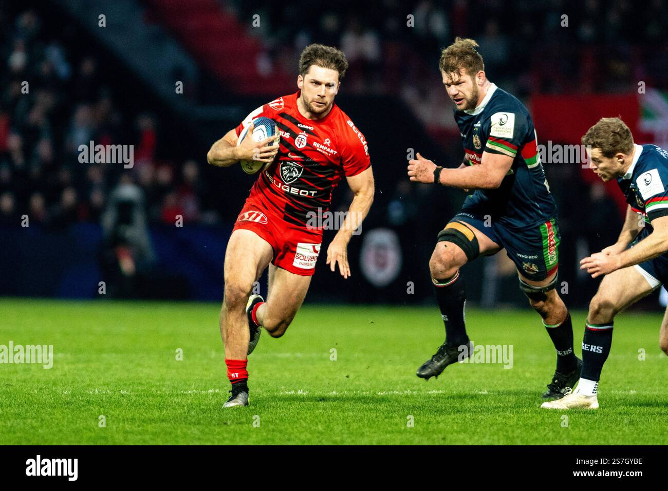 Pierre Louis Barassi of Toulouse during the Champions Cup, Pool 1 ...