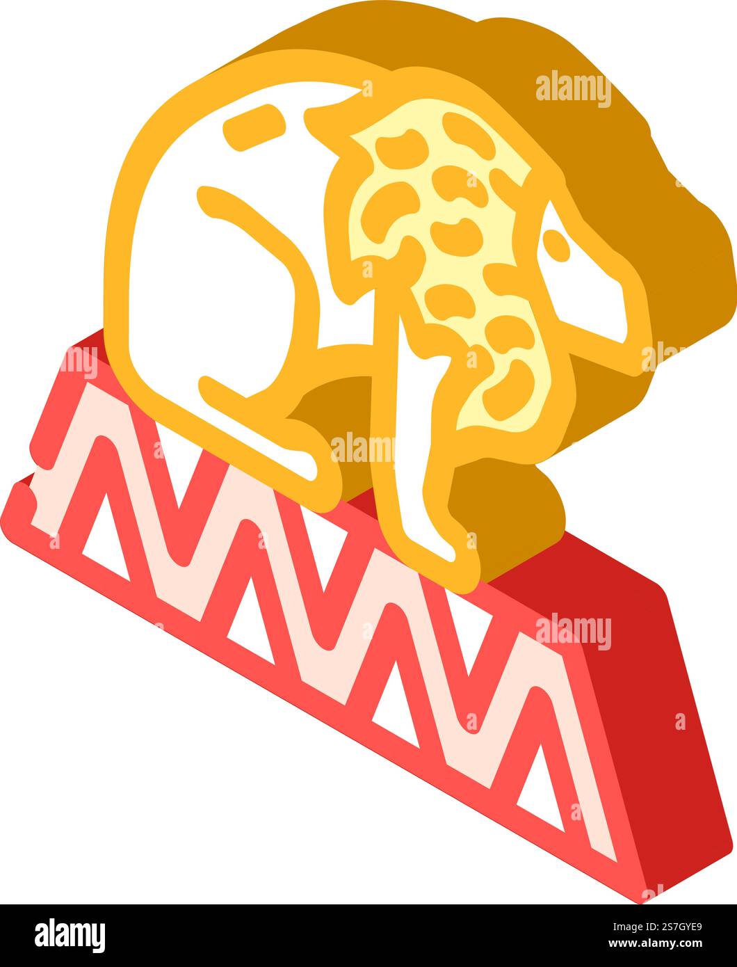 lion tamer carnival vintage show isometric icon vector. lion tamer ...