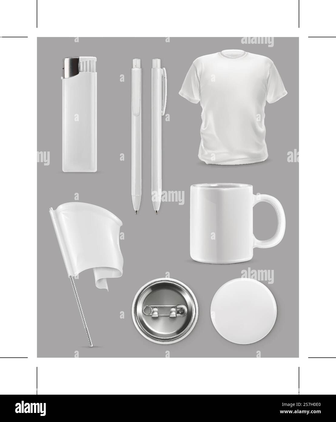 Promotional items, vector set mockup Stock Vector Image & Art - Alamy