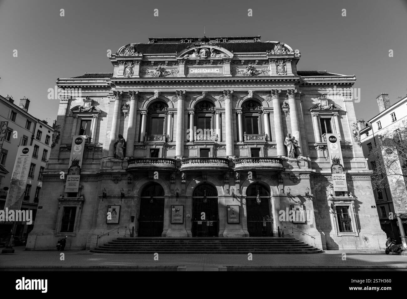 Lyon, France - January 25, 2022: The Theatre des Celestins is a theatre ...
