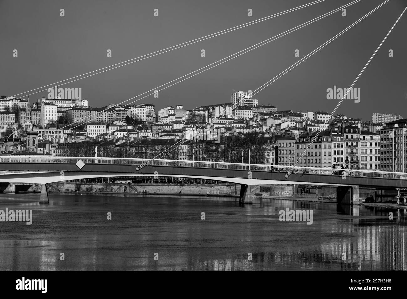 House on hill france Black and White Stock Photos & Images - Alamy