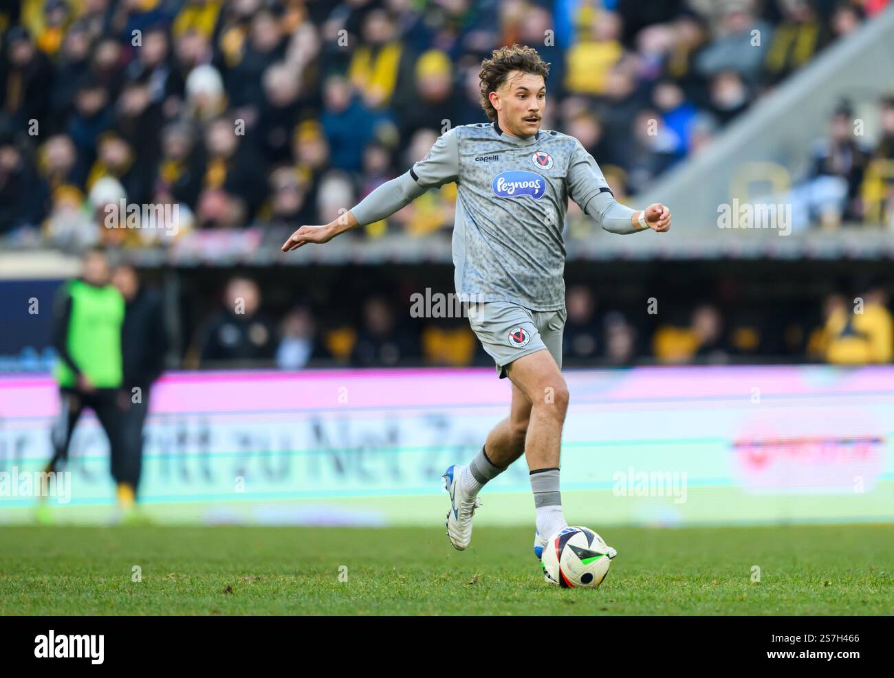Dresden, Germany. 19th Jan, 2025. Soccer: 3rd division, SG Dynamo ...