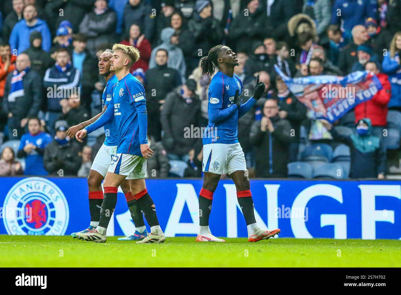 19 January 2025. Glasgow, UK. Rangers FC played Fraserburgh FC in the ...