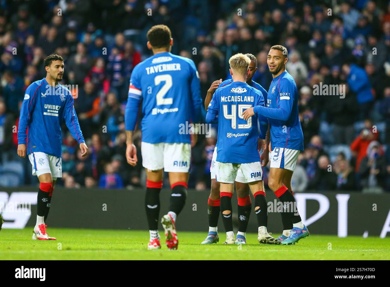 19 January 2025. Glasgow, UK. Rangers FC played Fraserburgh FC in the ...