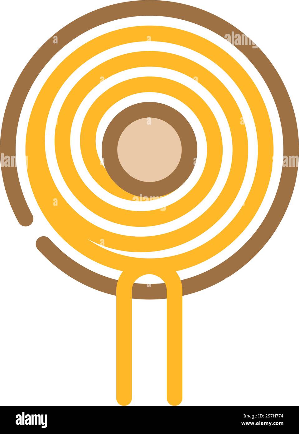 inductor electrical engineer color icon vector. inductor electrical ...