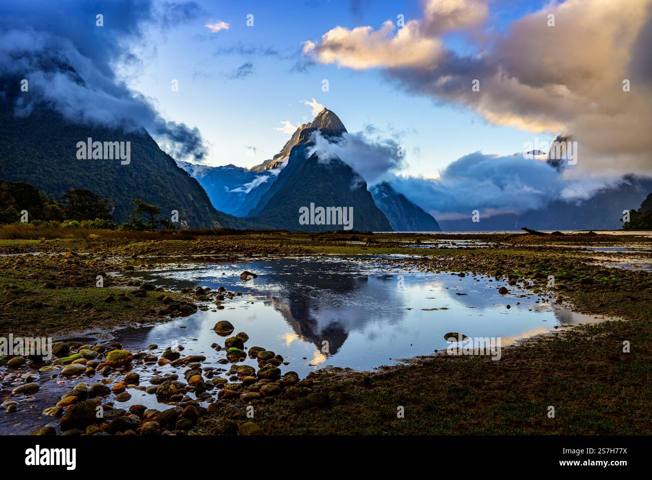 Milford Sound / Piopiotahi is a fiord in the south west of New Zealand ...