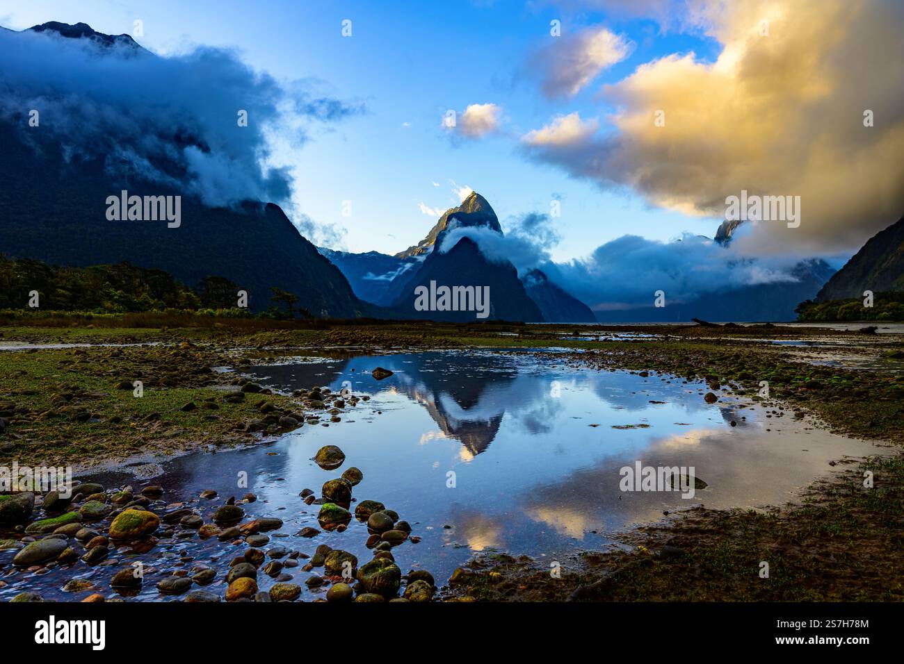 Milford Sound / Piopiotahi is a fiord in the south west of New Zealand ...