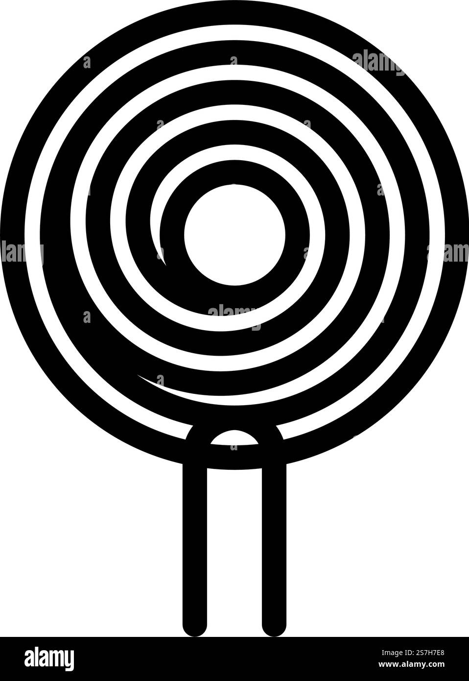 Inductor Electrical Engineer Line Icon Vector Inductor Electrical Engineer Sign Isolated