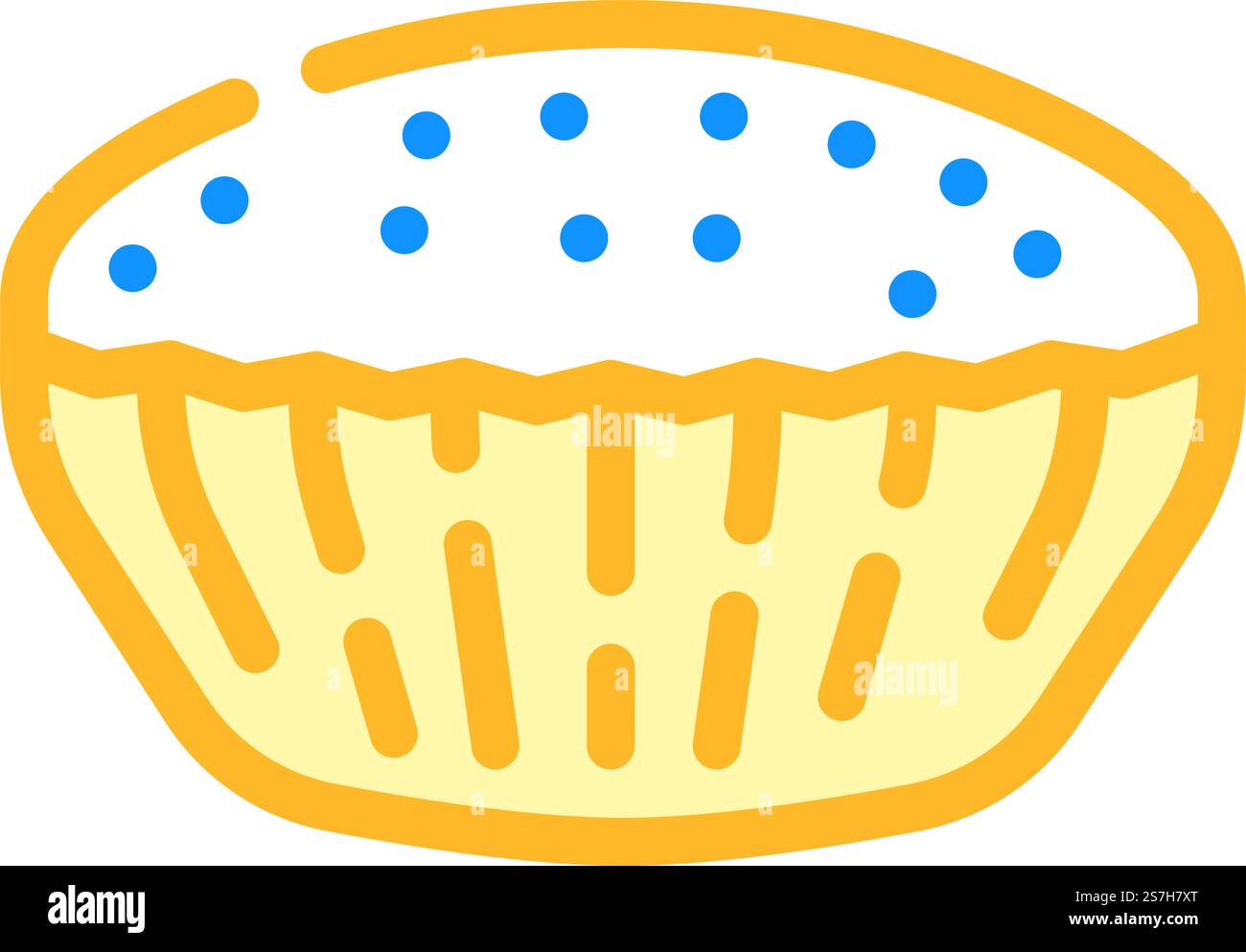 spiced bun food meal color icon vector. spiced bun food meal sign ...