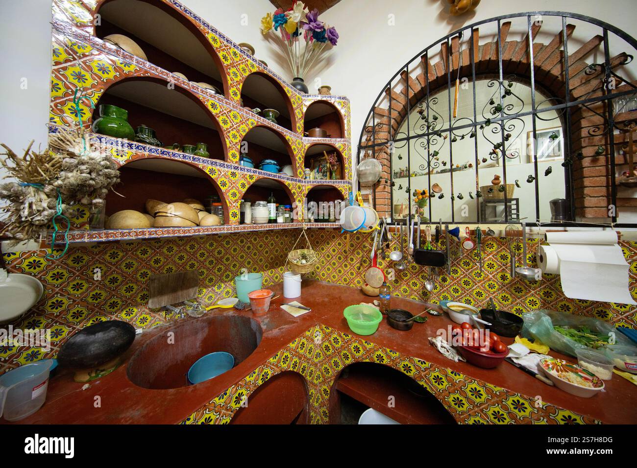 Teotitlán del Valle, Oaxaca, Mexico; 1st January 2025: Tlamanalli ...