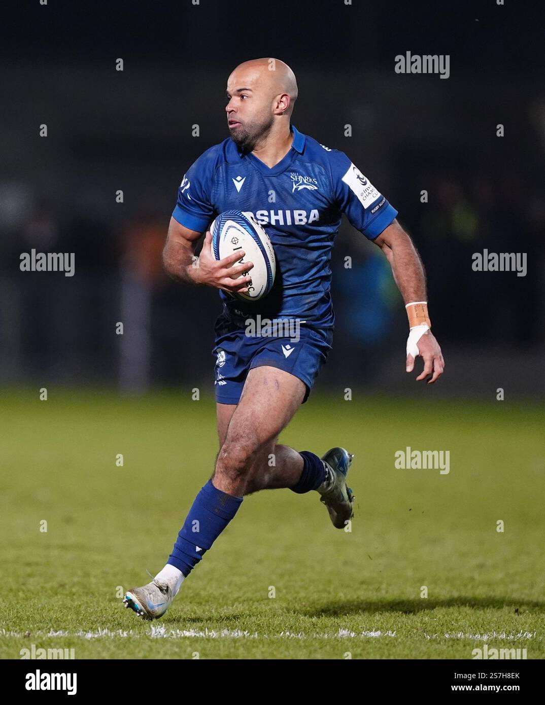 Sale Sharks' Tom O'Flaherty during the Investec Champions Cup match at ...