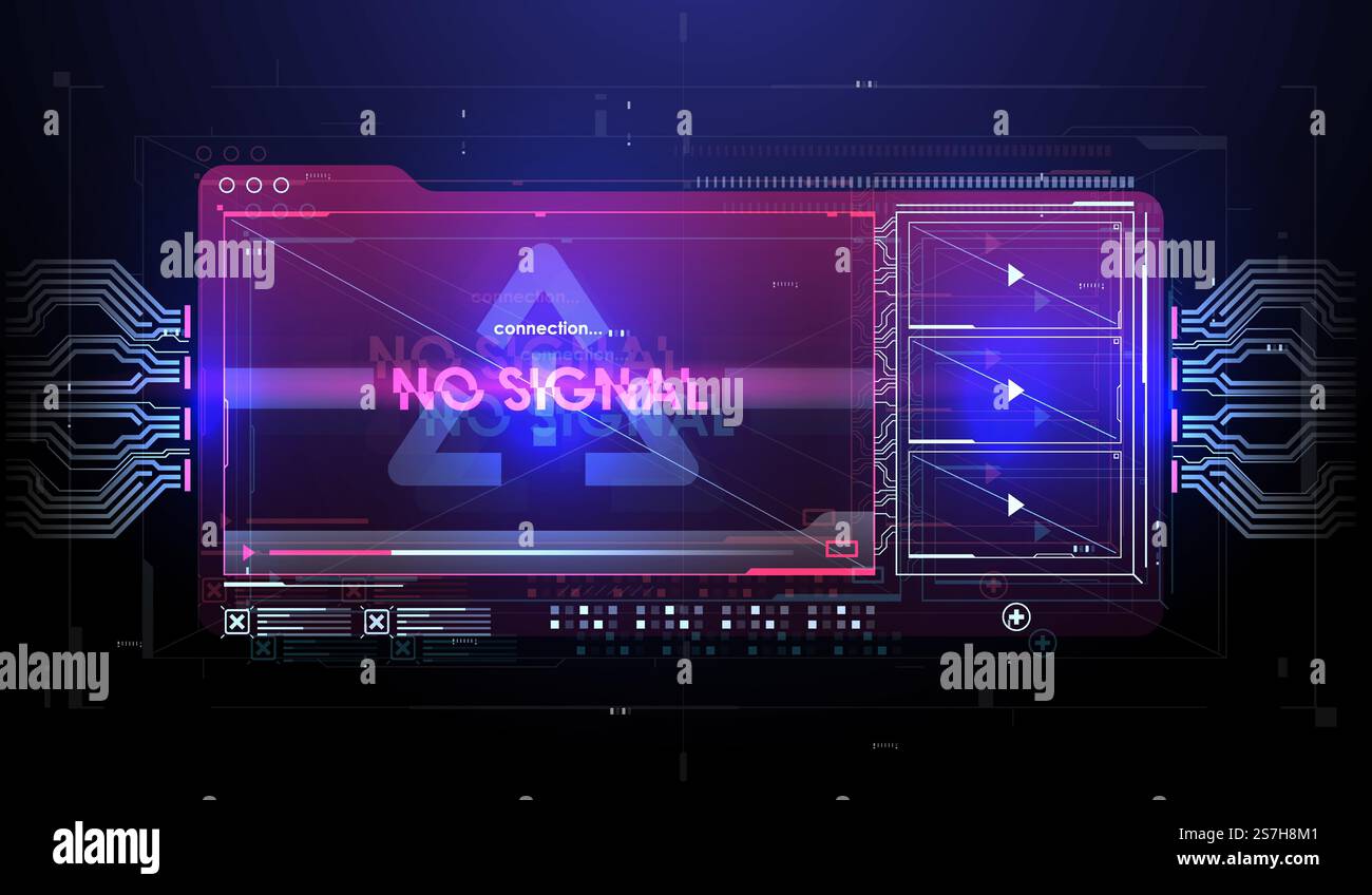 HUD UI GUI futuristic user interface screen element. High tech screen ...